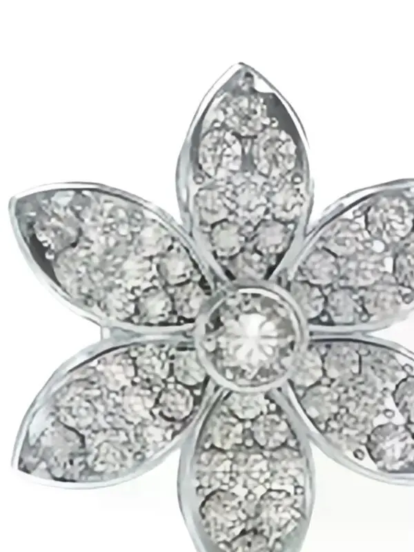 Guess Pavé Flower Stud Earrings