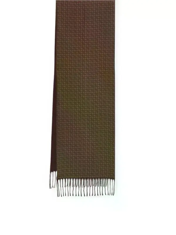 FERRAGAMO Double Face Scarf - Brown