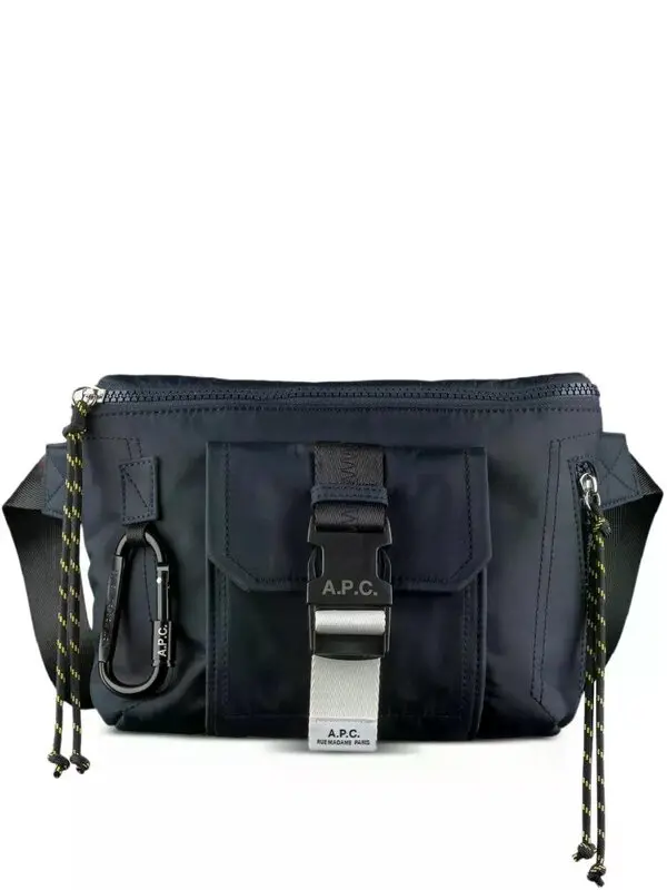 A.p.c. Treck Buckle-fastening Cross Body Bag - Blue