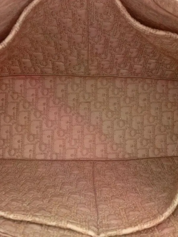 Dior Large Embroidered Mesh Book Tote Bag - Pink