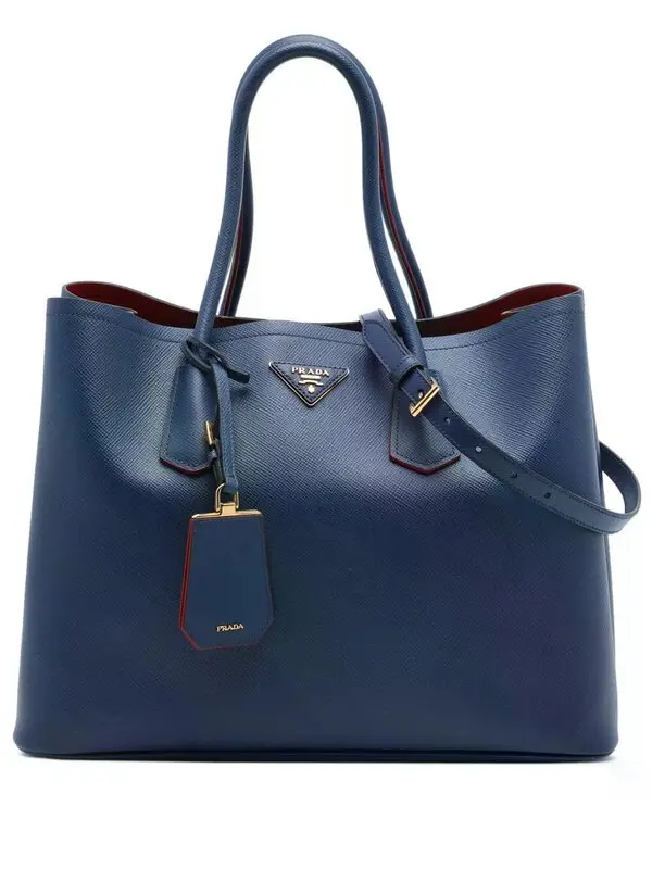 Prada 2013-2026 Large Saffiano Cuir Double Satchel