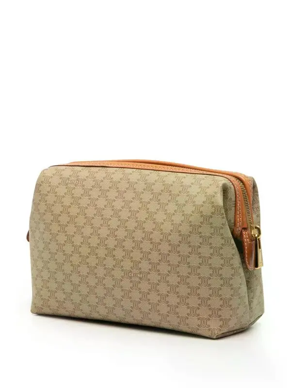 Celine 1997 Macadam Coated Canvas Pouch