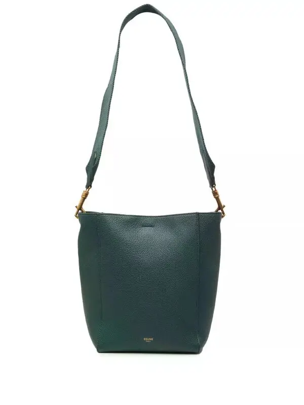 Celine Sangle Bucket Bag In Grained Calfskin