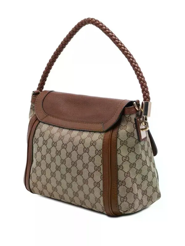 Gucci 2016-2026 Gg Canvas Bella Flap Satchel