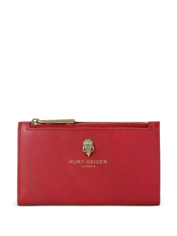 Kurt Geiger Crystal-embellished Wallet - Red
