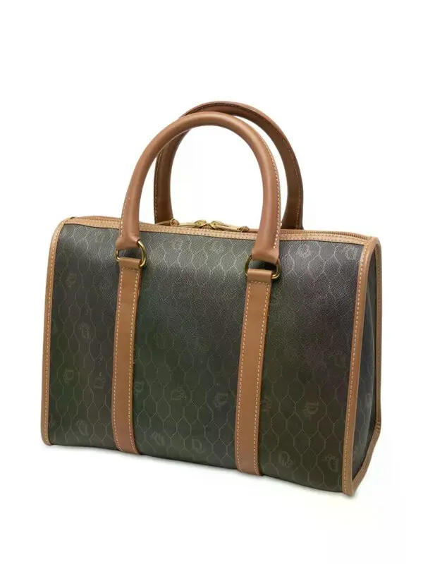 Dior Honeycomb Coated Canvas Boston Bag
