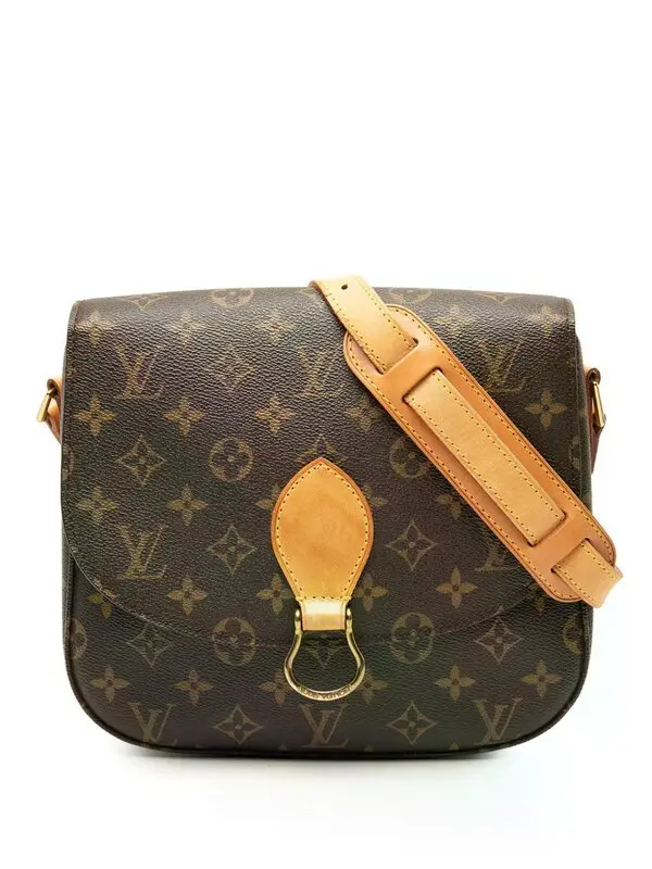 LOUIS VUITTON 2004 Monogram Saint Cloud Gm Crossbody Bag - Brown