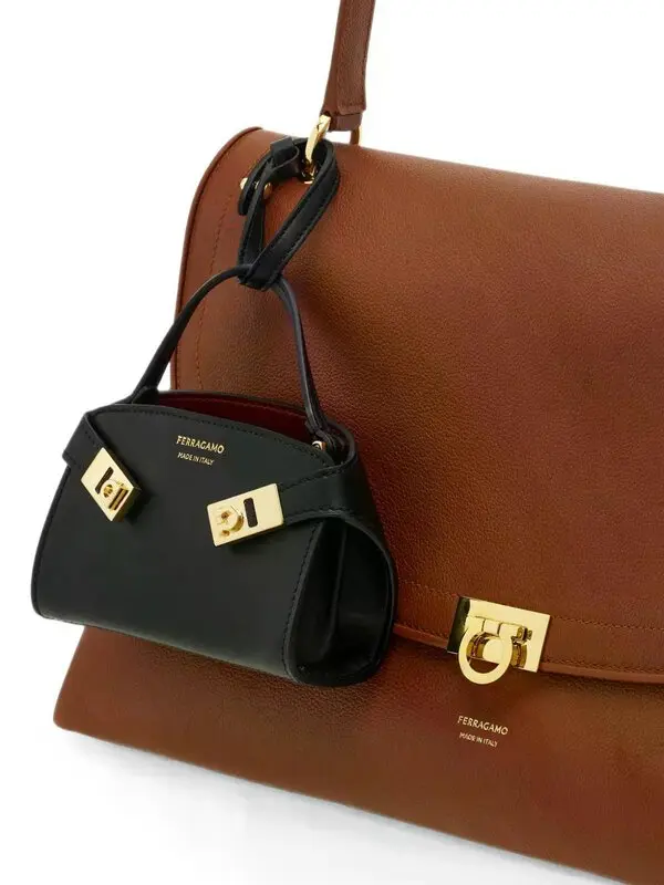FERRAGAMO Mini Hug Top Handle Bag Charm