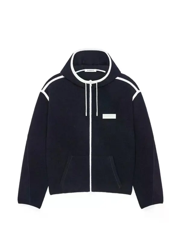 Givenchy Grosgrain-trim Hooded Jacket
