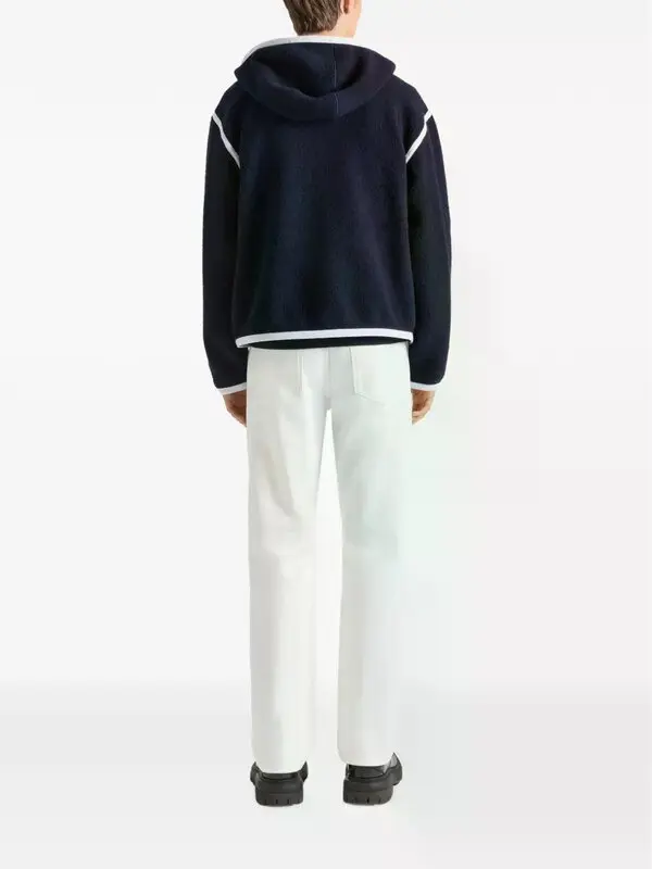 Givenchy Grosgrain-trim Hooded Jacket