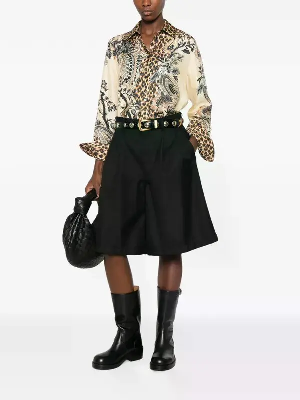Etro Paisley Leopard-print Shirt