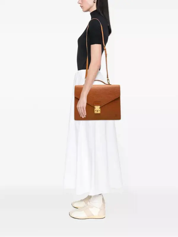 LOUIS VUITTON Epi Porte Documents Bandouliere Business Bag