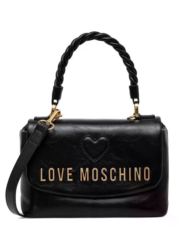 Moschino Heart-motif Twisted-handle Tote Bag