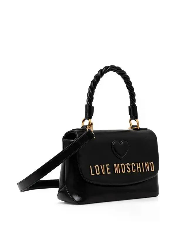 Moschino Heart-motif Twisted-handle Tote Bag