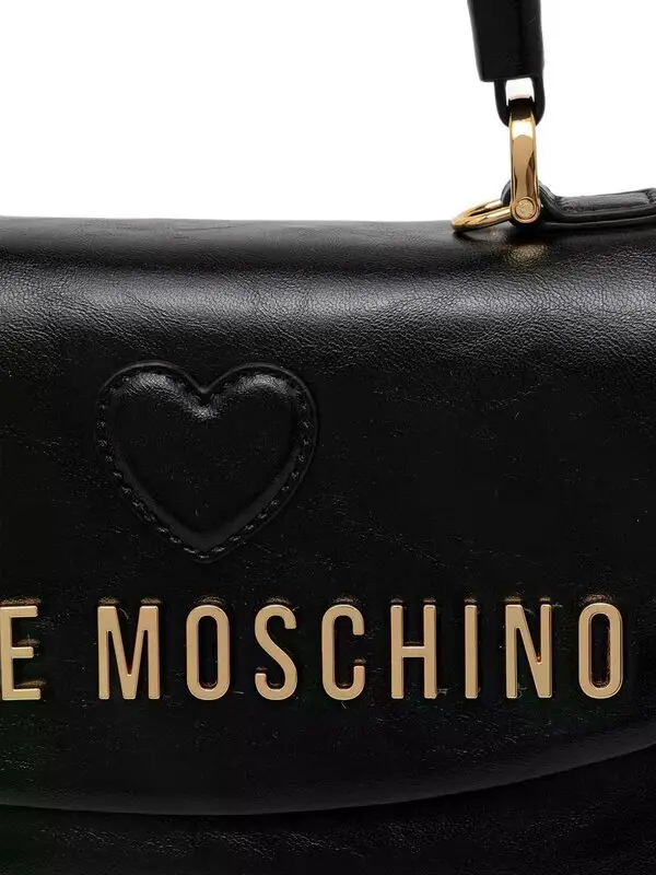 Moschino Heart-motif Twisted-handle Tote Bag