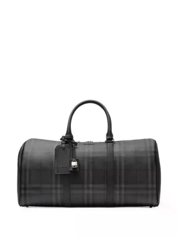 Burberry City Check Holdall - Grey