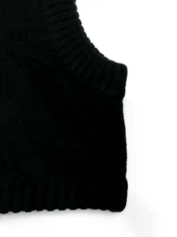 LISA YANG Ribbed-knit Balaclava - Black