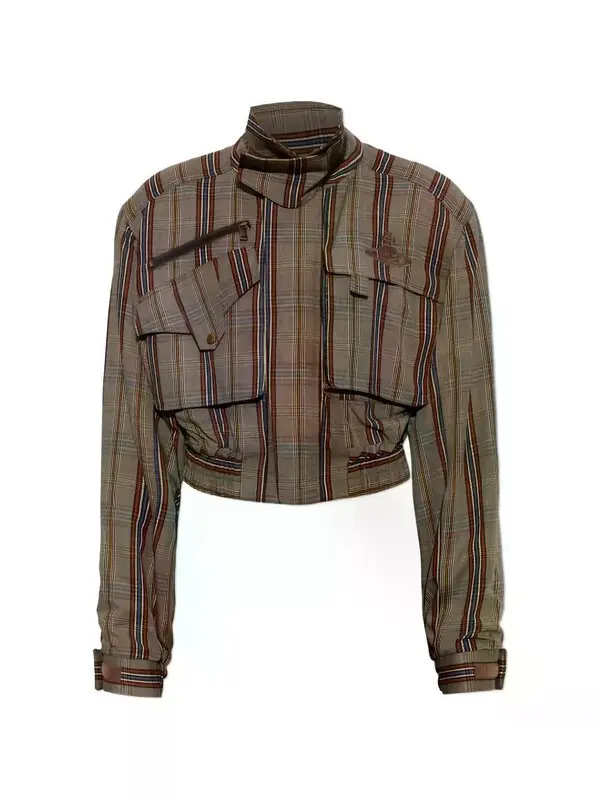VIVIENNE WESTWOOD Plaid-check Orb-embroidered Jacket