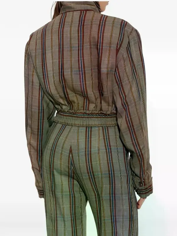 VIVIENNE WESTWOOD Plaid-check Orb-embroidered Jacket