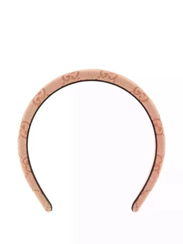 Gucci Gg Supreme Hairband - Pink