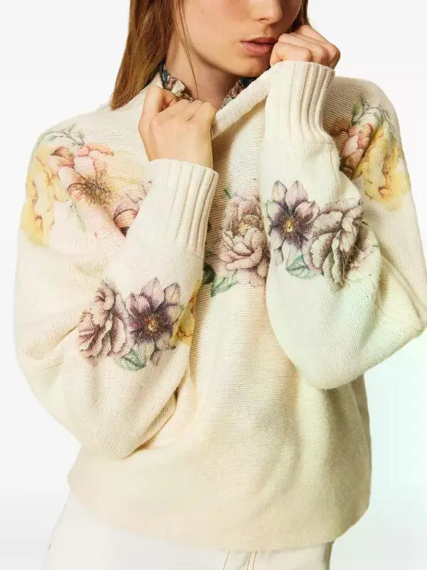 TWINSET Wool-blend Jumper With Print