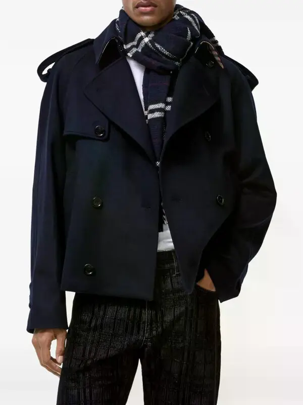 Burberry Cashmere Leadenham Trench Jacket