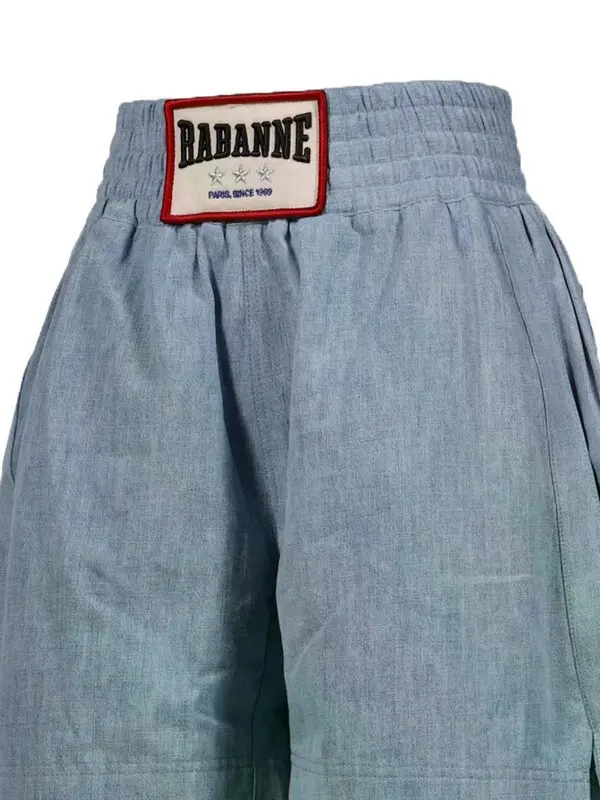 Rabanne Logo-patch Bermuda Shorts