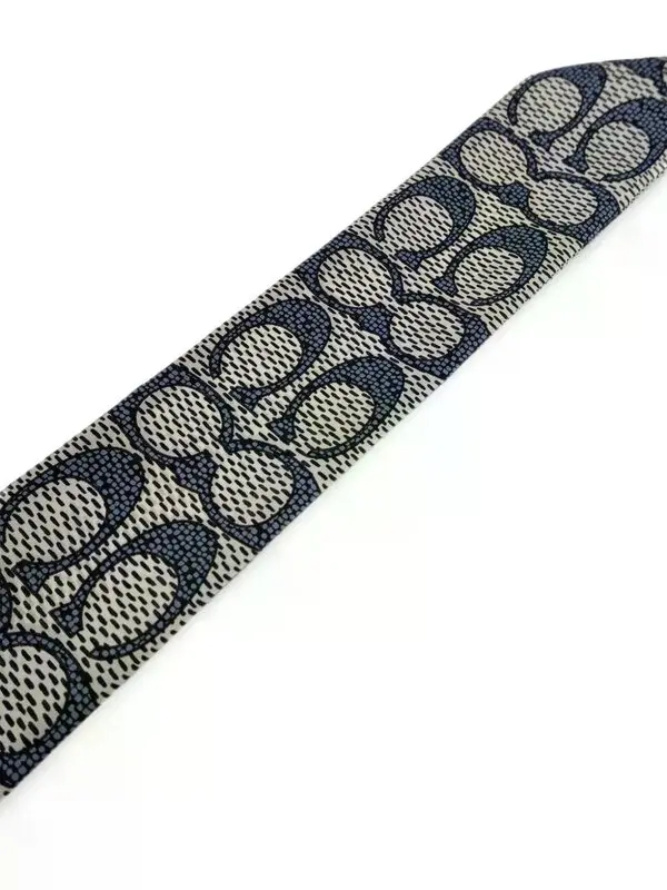 COACH Signature Monogram-print Silk Scarf