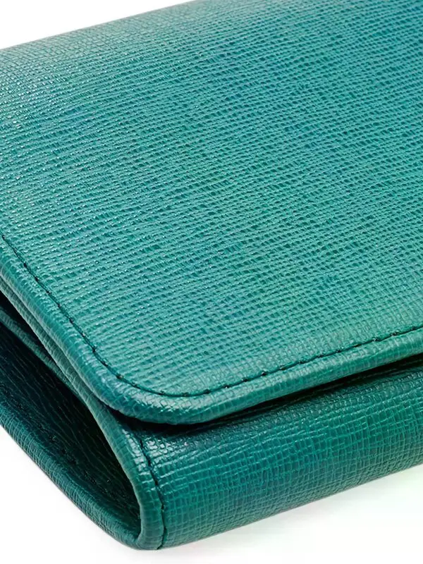 Furla Saffiano Leather Continental Wallet - Green