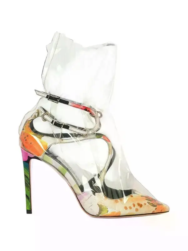 Off-White X Jimmy Choo Claire Floral-print Pumps