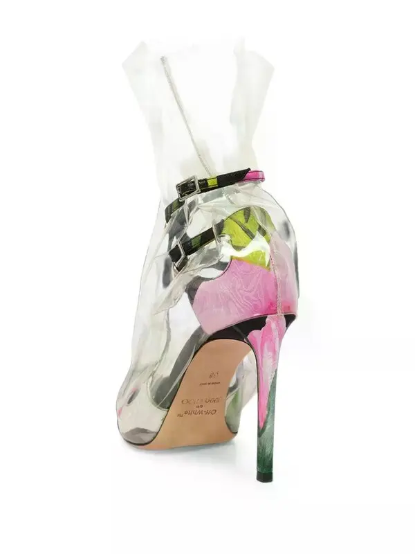 Off-White X Jimmy Choo Claire Floral-print Pumps