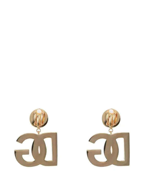 Dolce & Gabbana Clip-on Earrings With Dg Logo
