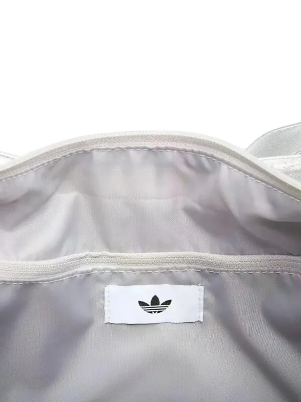 Adidas Metallic-effect Logo-embossed Tote Bag