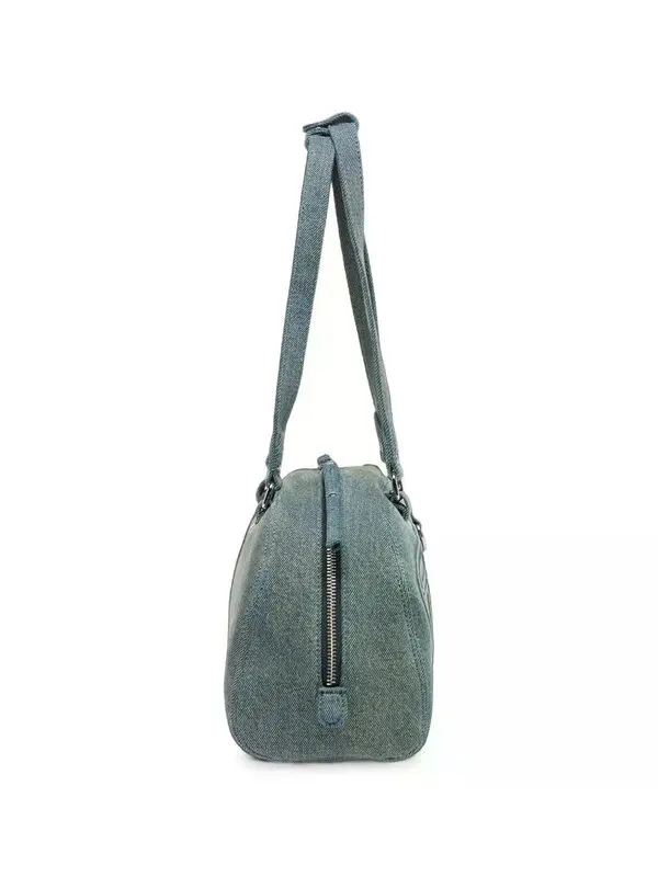 DIESEL® 1dr Dome-shoulder Bag In Denim With Oval D Logo