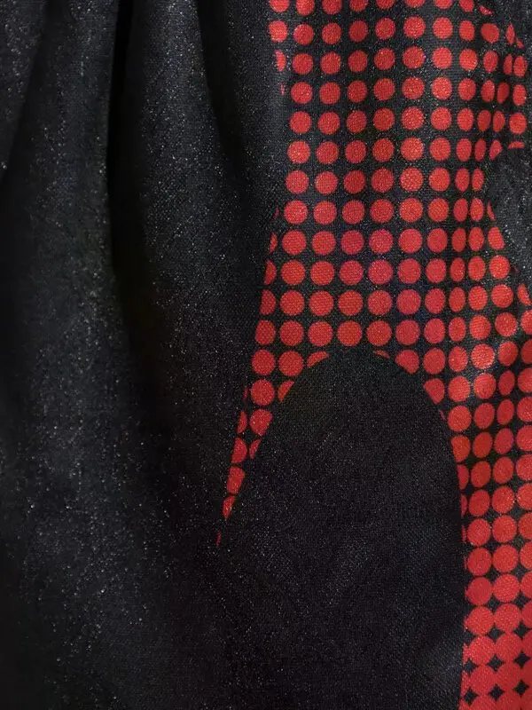 A BATHING APE Ape Flame Logo-print Mesh Shorts
