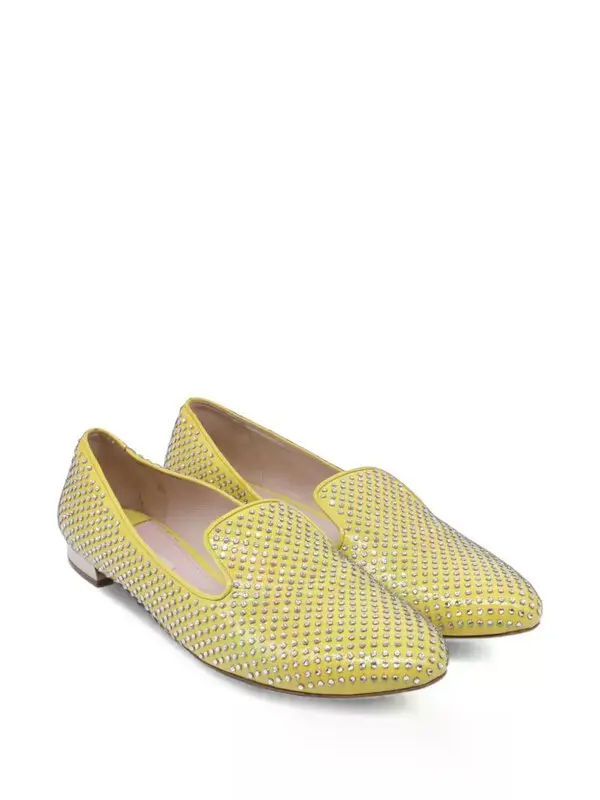 Miu Miu Crystal-embellished Ballet Flats