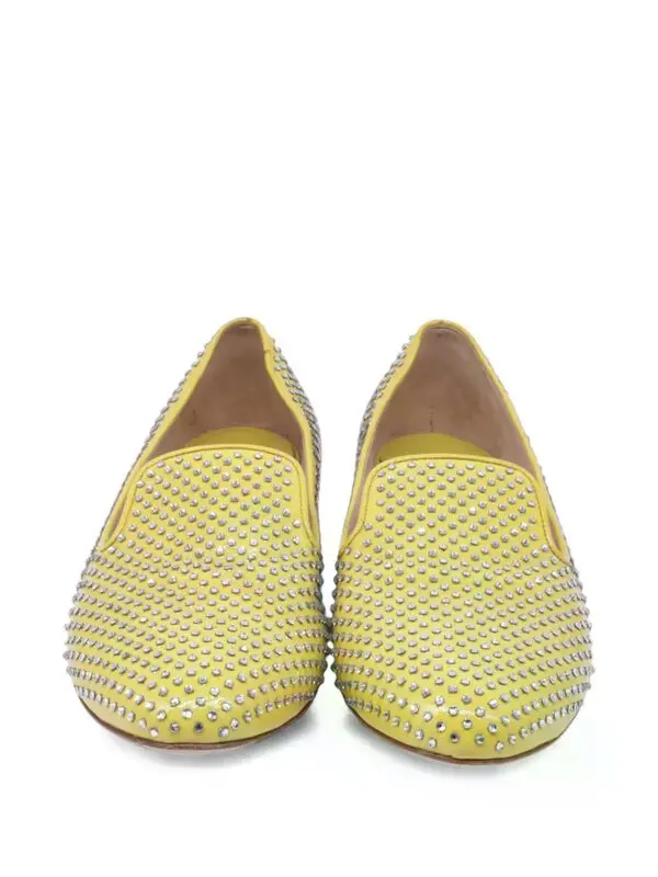 Miu Miu Crystal-embellished Ballet Flats