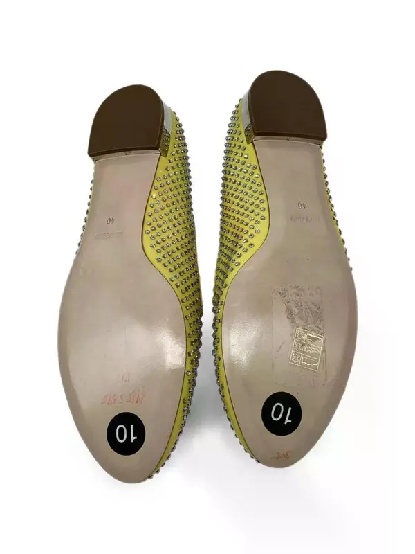 Miu Miu Crystal-embellished Ballet Flats