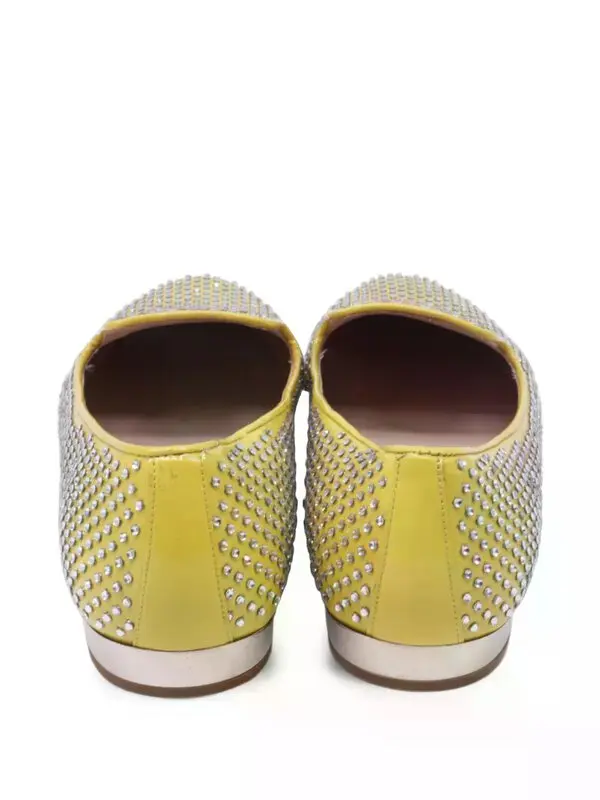 Miu Miu Crystal-embellished Ballet Flats