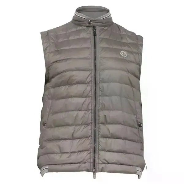 Moncler Maglia Gilet Zip-up Gilet - Grey