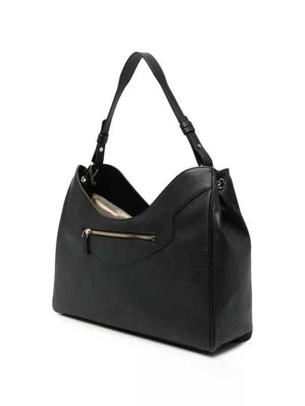 Guess Antonia Logo-plaque Shoulder Bag - Black