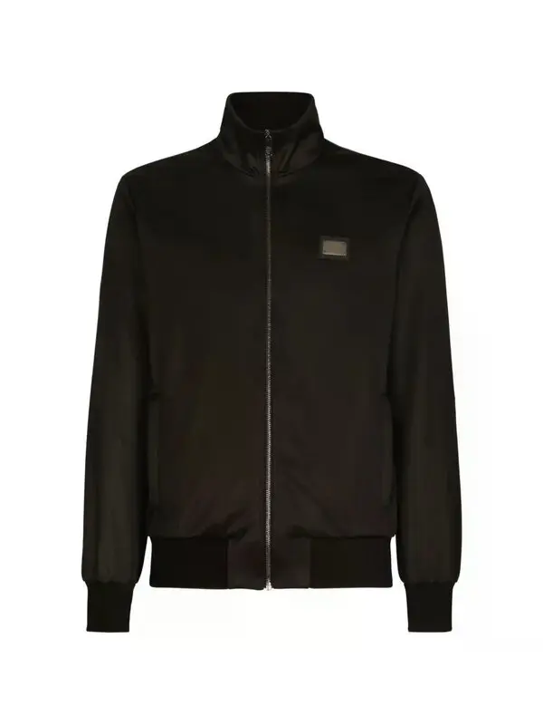 Dolce & Gabbana Logo-plaque Zip-up Jacket