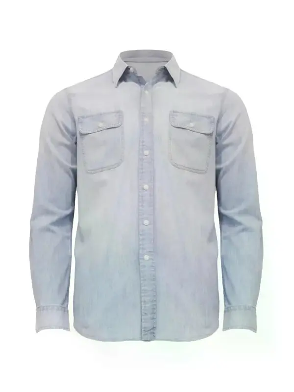 Ralph Lauren Button-down Denim Shirt - Blue