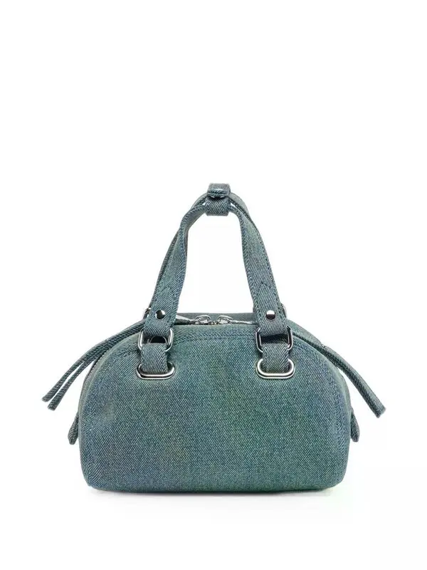 DIESEL® 1dr Dome-small Bowling Bag In Denim With Oval D Logo