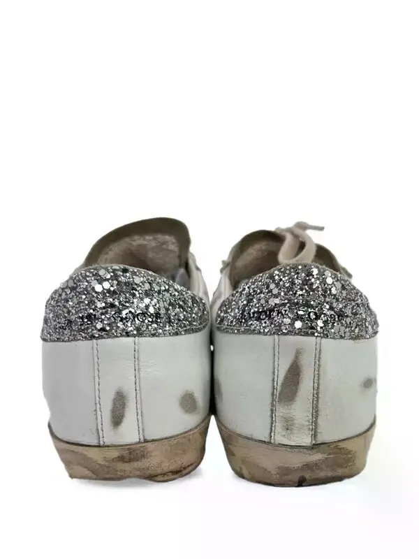 GOLDEN GOOSE Super-star Distressed Sneakers