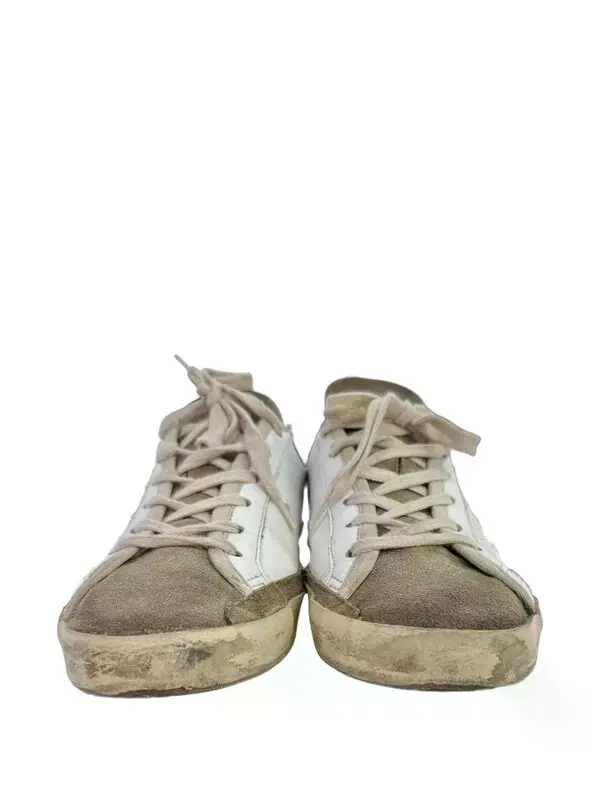 GOLDEN GOOSE Super-star Distressed Sneakers