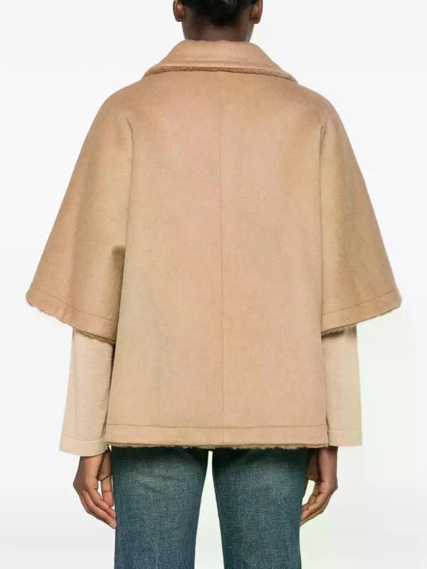 Max Mara Double-breasted Reversible Cape