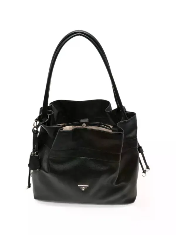 Guess Karima Drawstring-fastening Leather Tote Bag