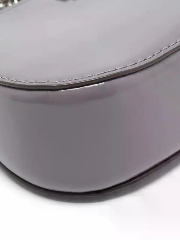 Tory Burch Emerson Patent Leather Tote Bag - Grey