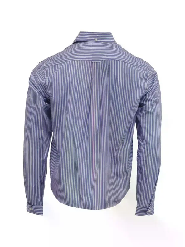 Prada Striped Monkey-print Shirt